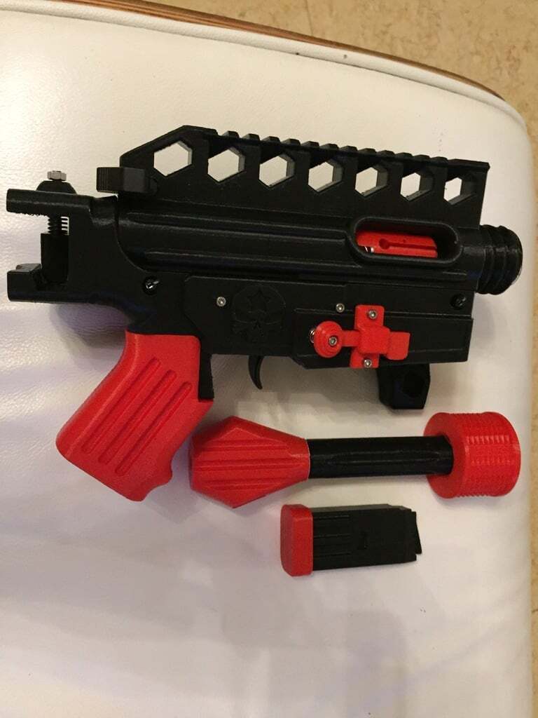 🔫 Minimalist AR 15 (PROP / REPLICA) Lower (PART 4)・3D Print・Cults