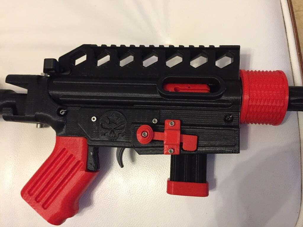 🔫 Minimalist AR 15 (PROP / REPLICA) Lower (PART 4)・3D Print・Cults
