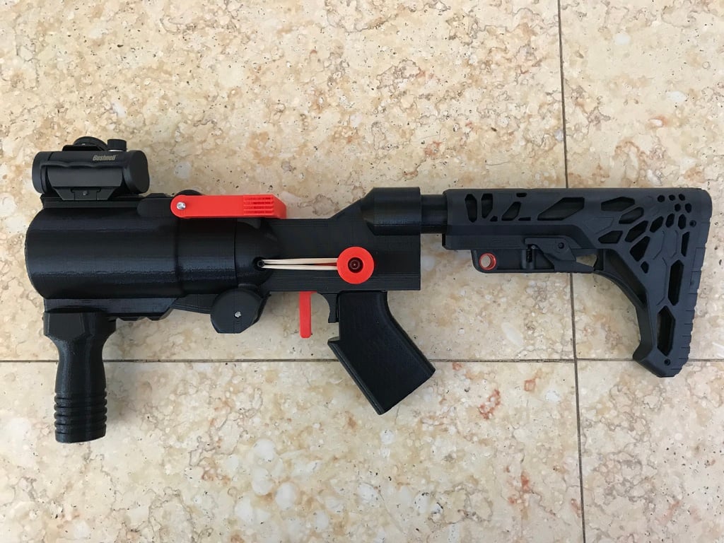 3D printing BOOM STICK (Grenade Launcher V2)・Cults