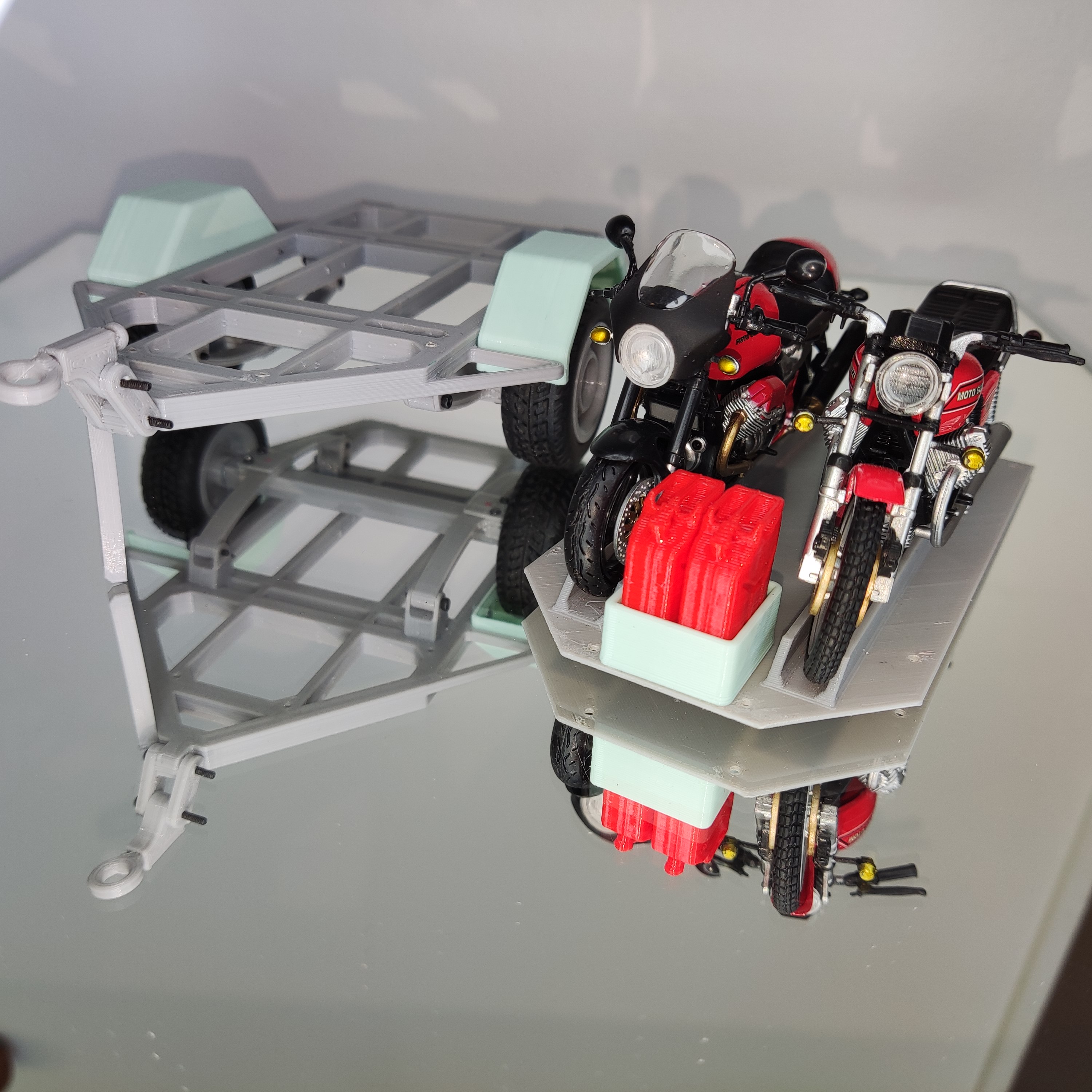 STL file MINI MICRO CRAWLER AXIAL SCX24 MOTOR CYCLES TRAILER 🚐 ・Design ...