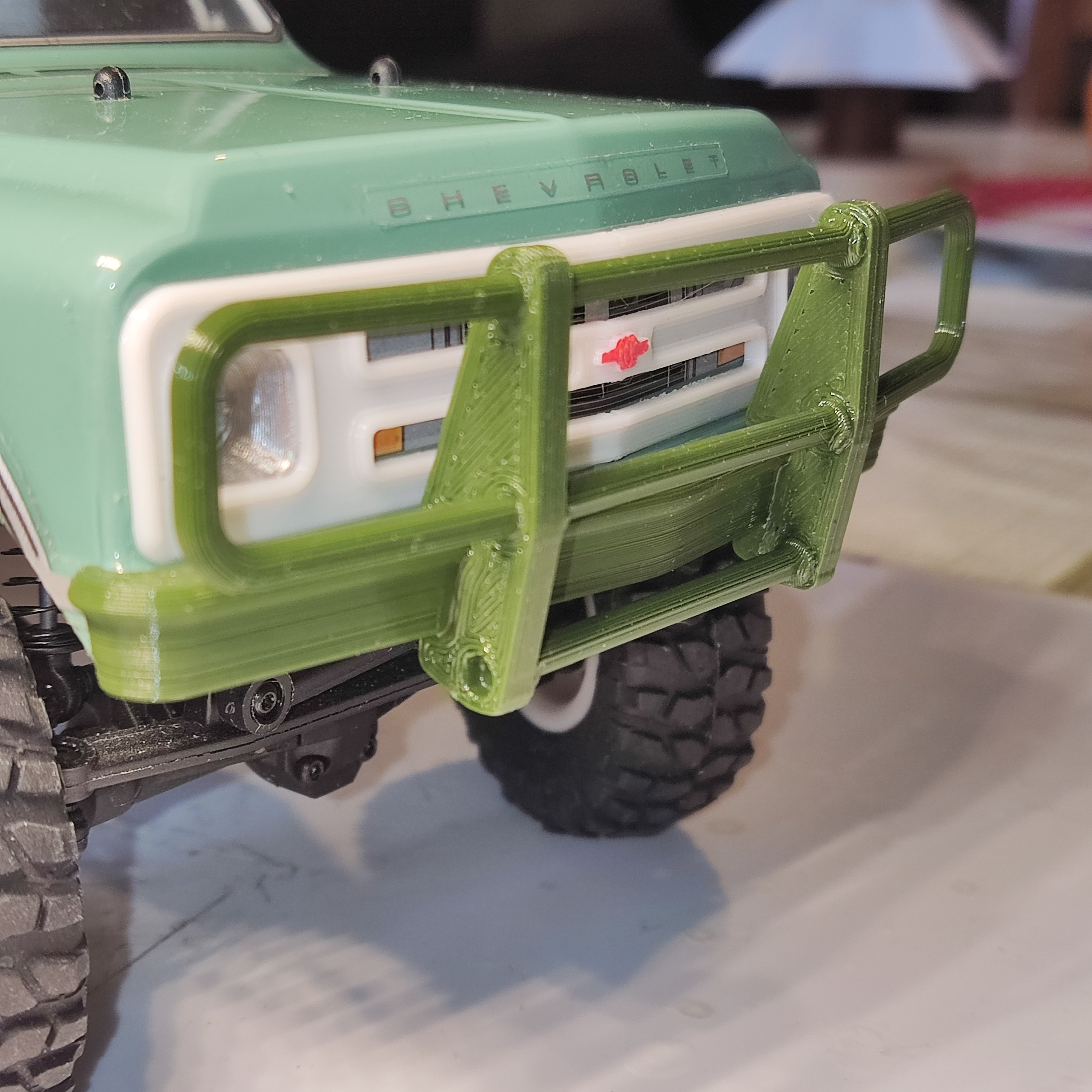 🚙 AXIAL SCX24 CHEVROLET CHEVY C10 FRONT BUMPER BULL BAR・ STL File for ...