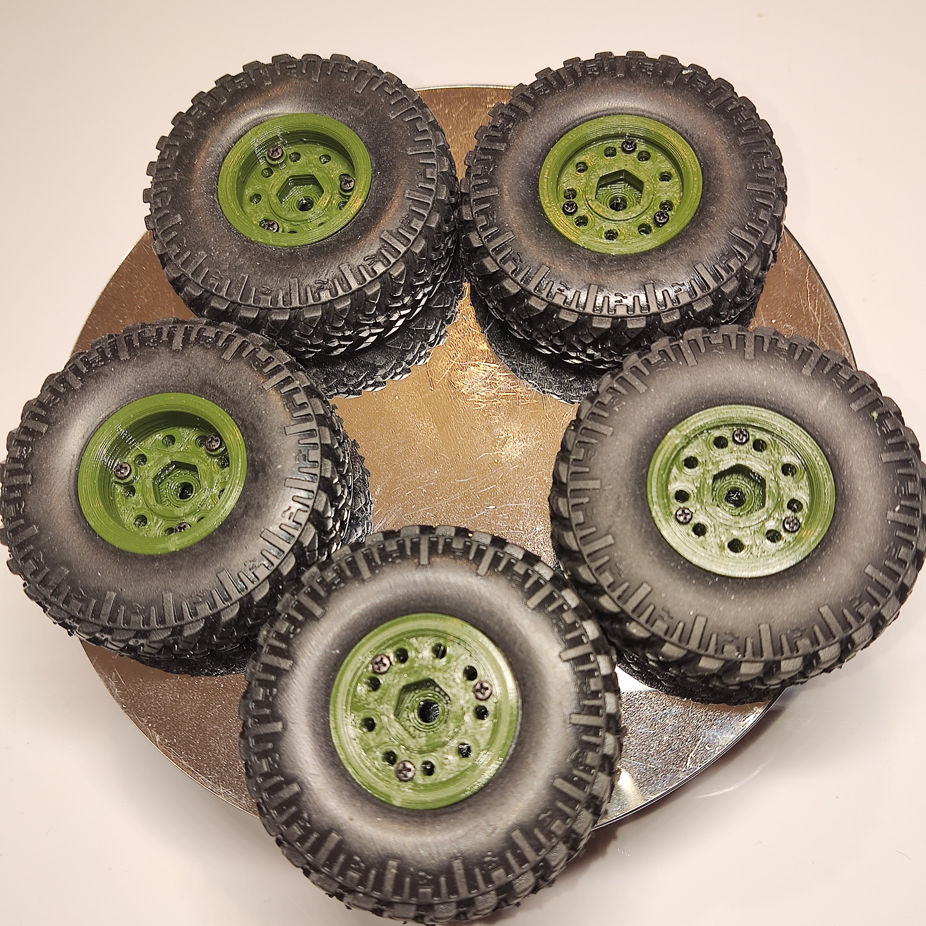 📱 Axial SCX24 Rims v2 for 1.0 tires with 5 offsets from std to +6mm per ...