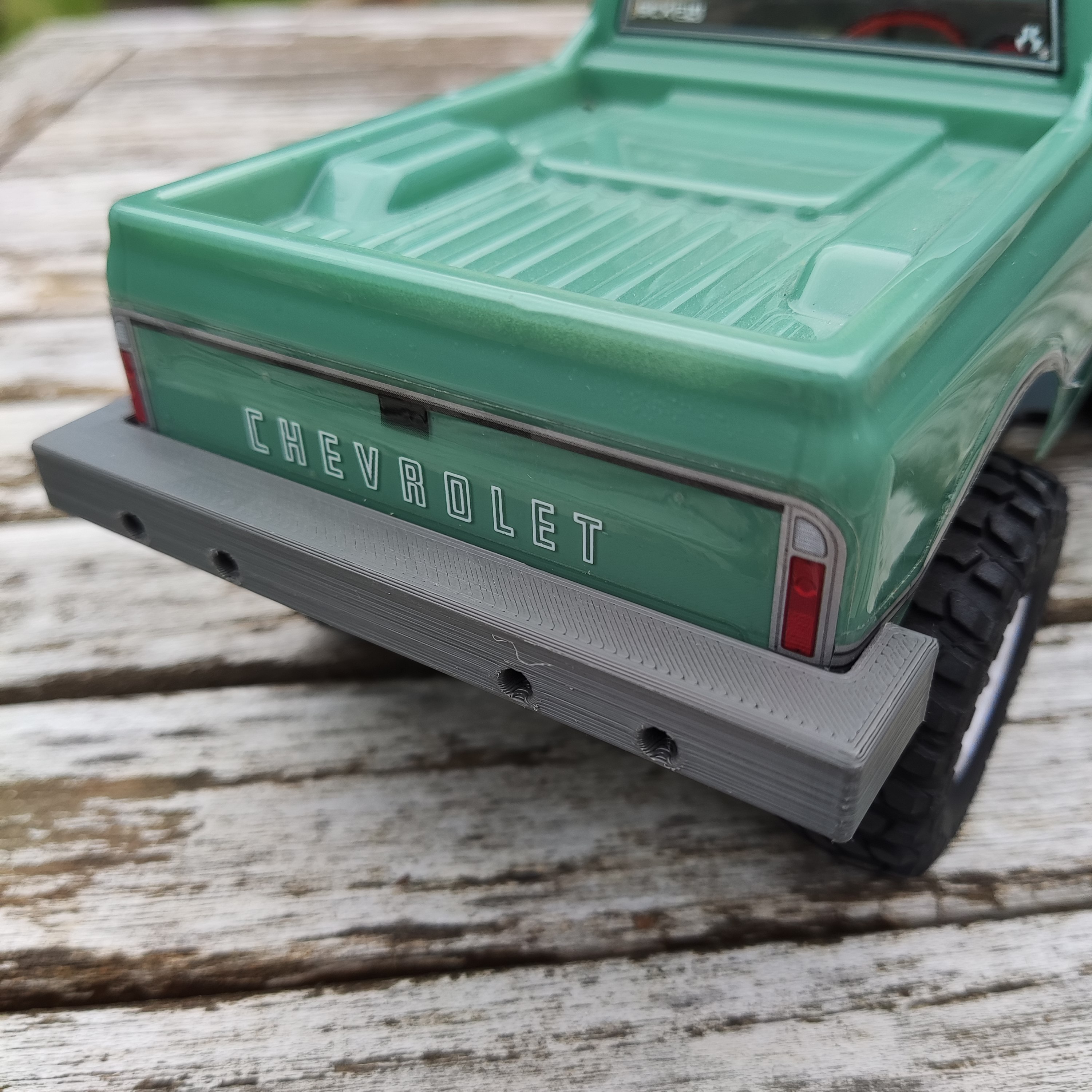 🚙 Axial SCX24 Chevrolet Chevy C10 front and rear massive bumpers・ STL ...