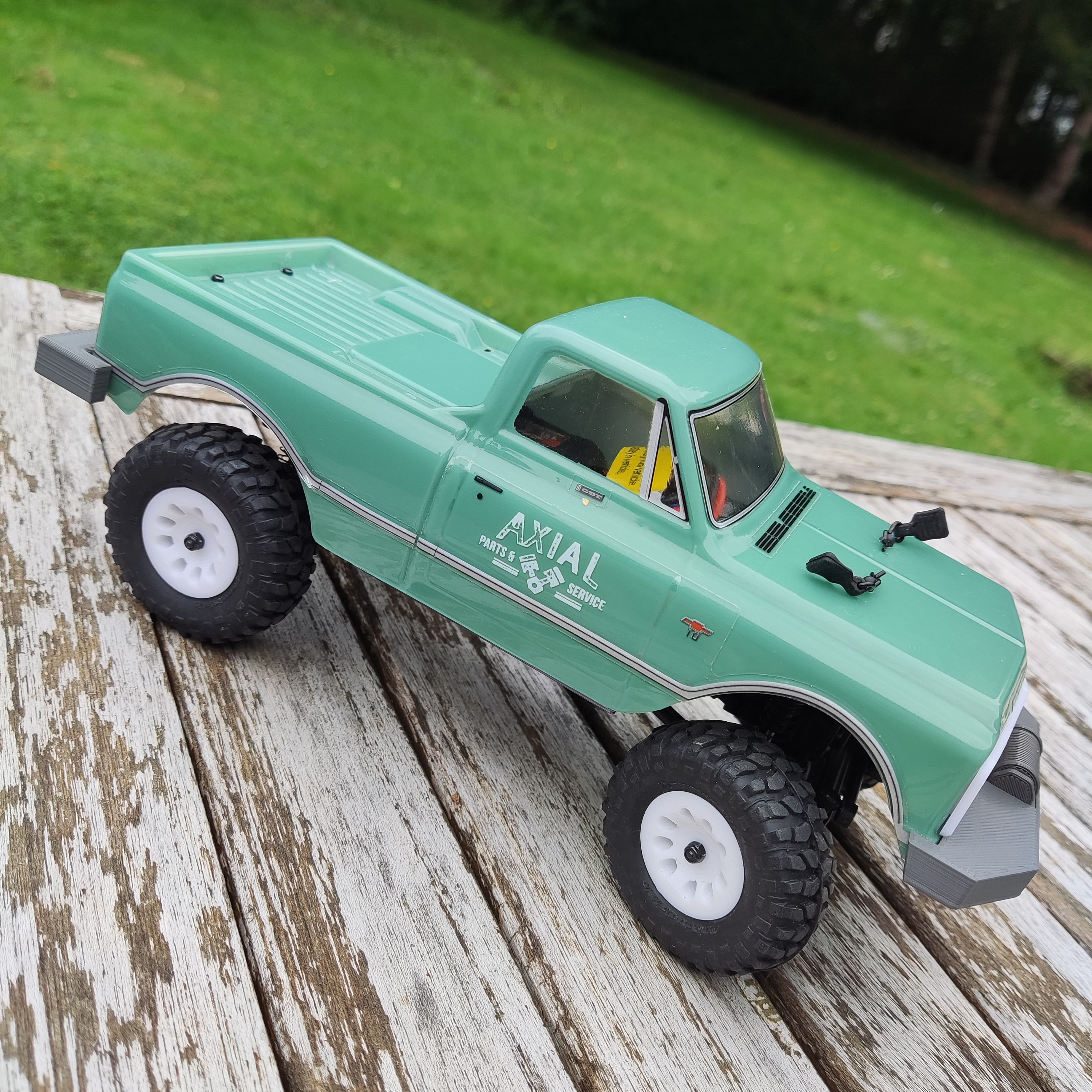 🚙 Axial SCX24 Chevrolet Chevy C10 front and rear massive bumpers・ STL ...
