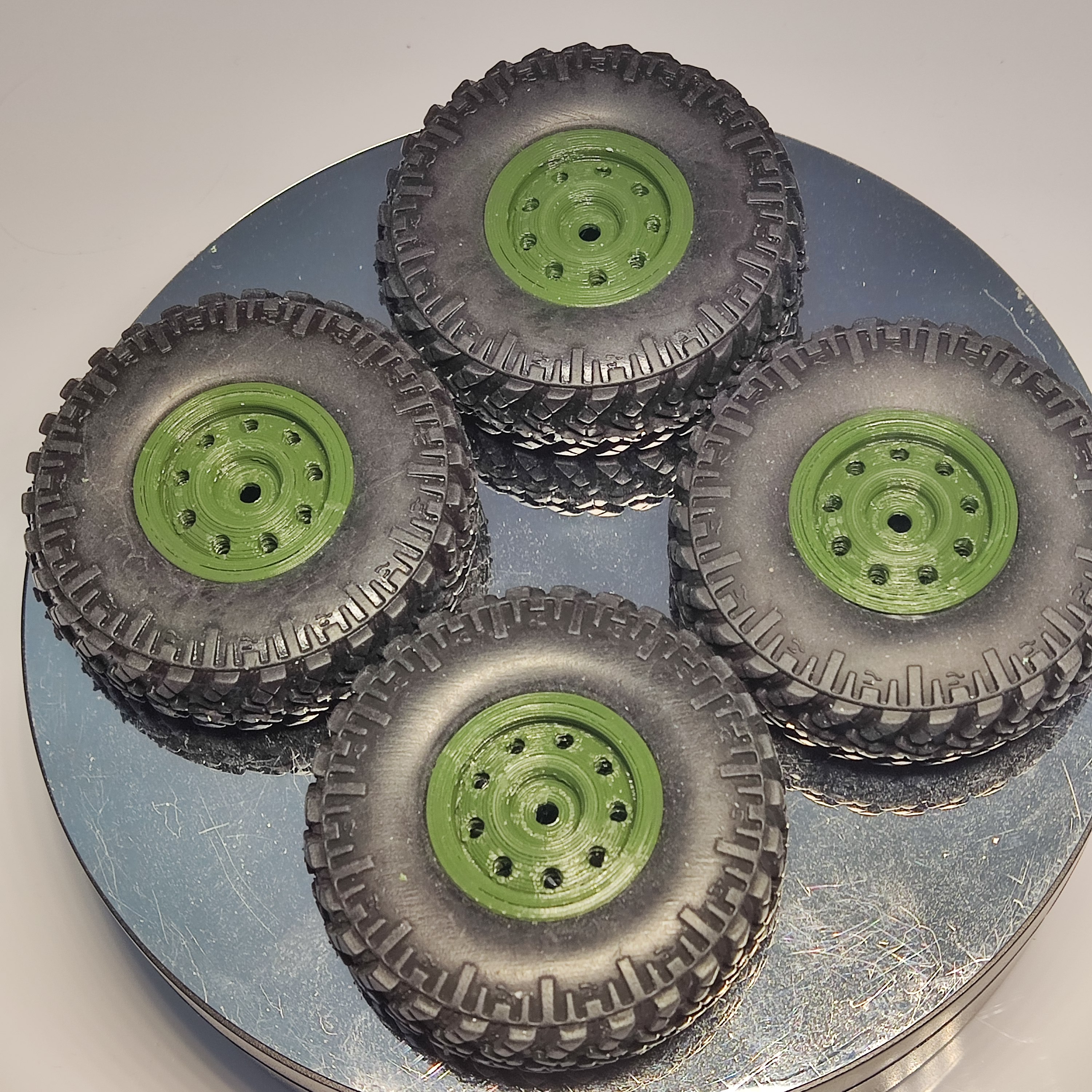 🚙 Axial SCX24 steel Rims v3 for 1.0 tires with 5 offsets from std to ...