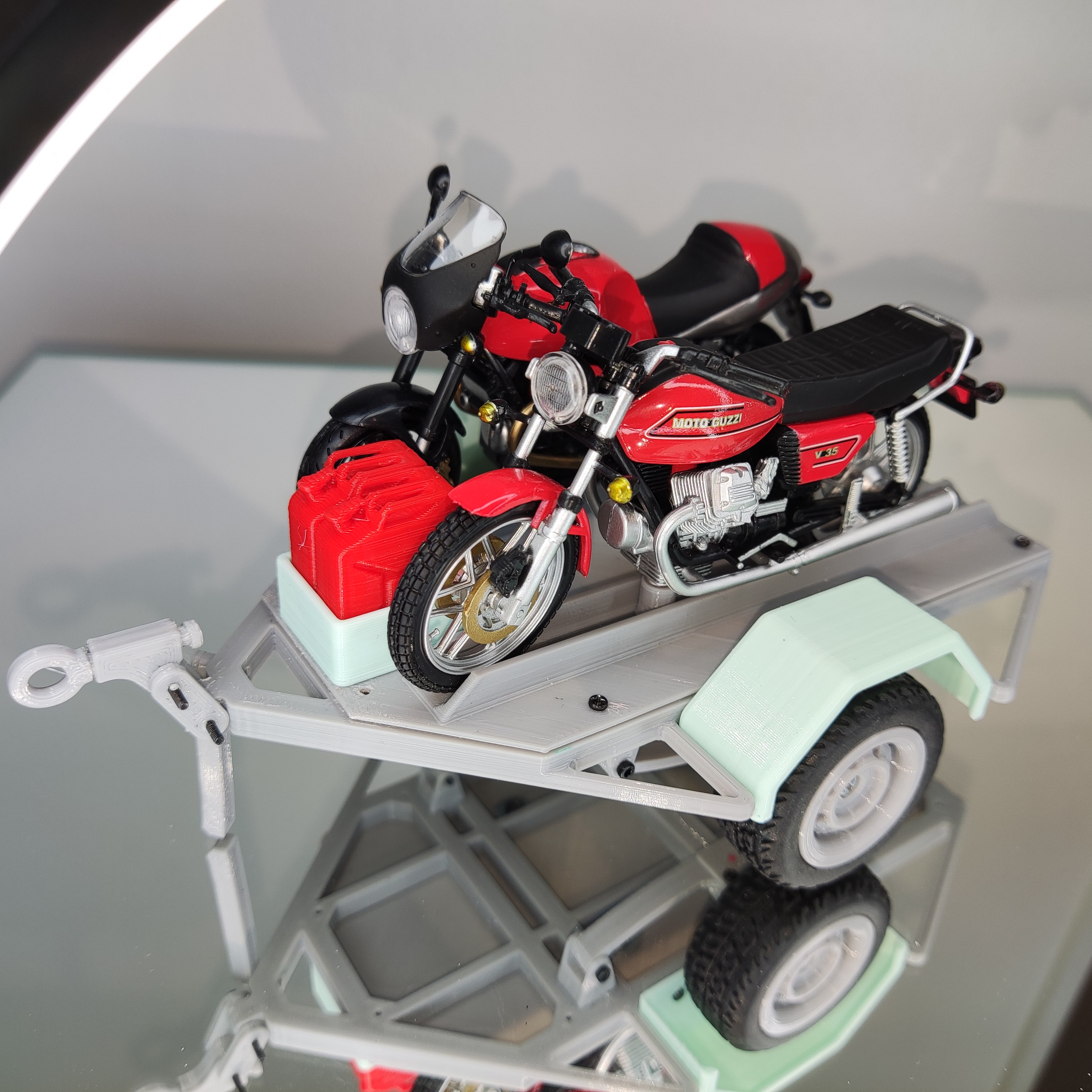 STL file MINI MICRO CRAWLER AXIAL SCX24 MOTOR CYCLES TRAILER 🚐 ・Design ...