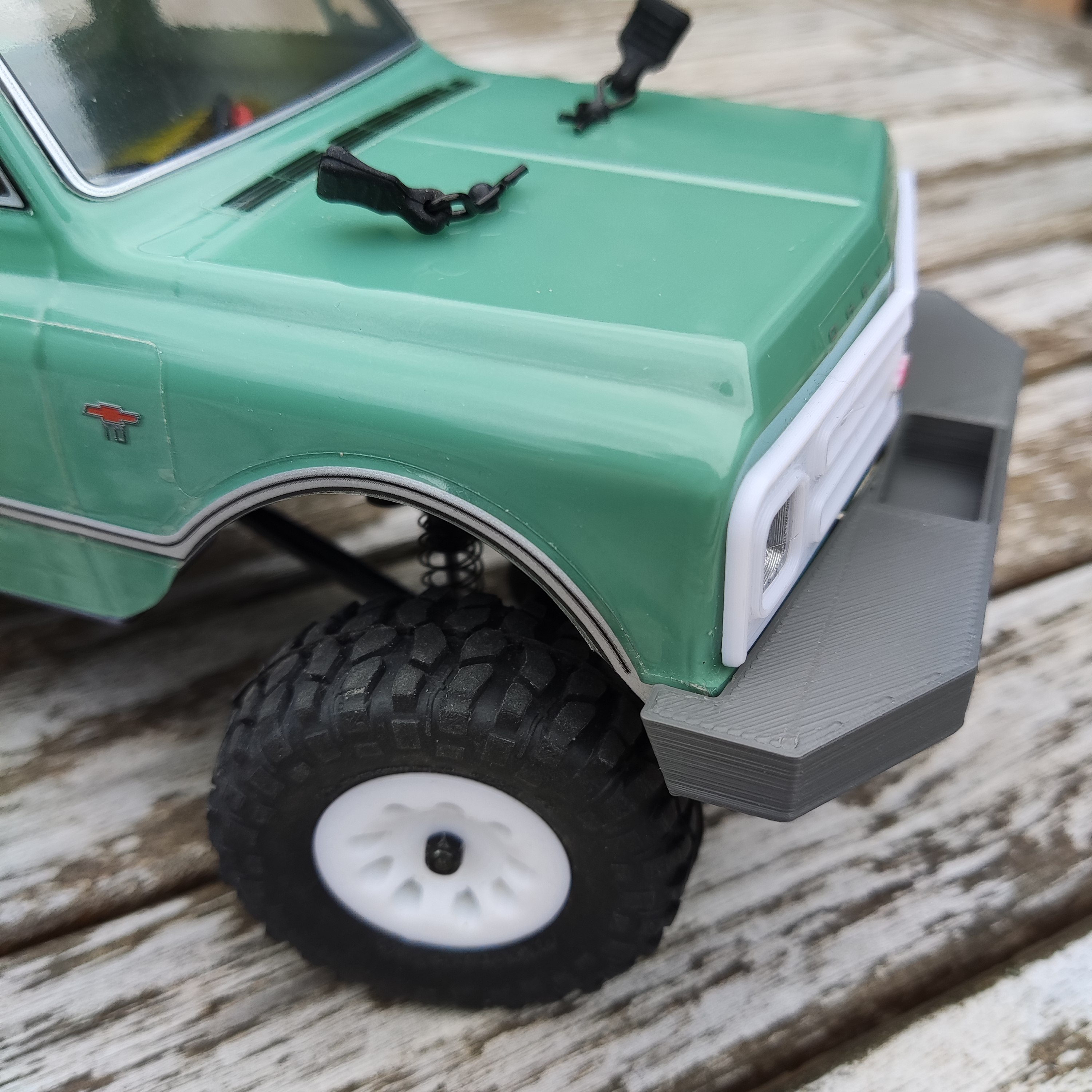🚙 Axial SCX24 Chevrolet Chevy C10 front and rear massive bumpers・ STL ...