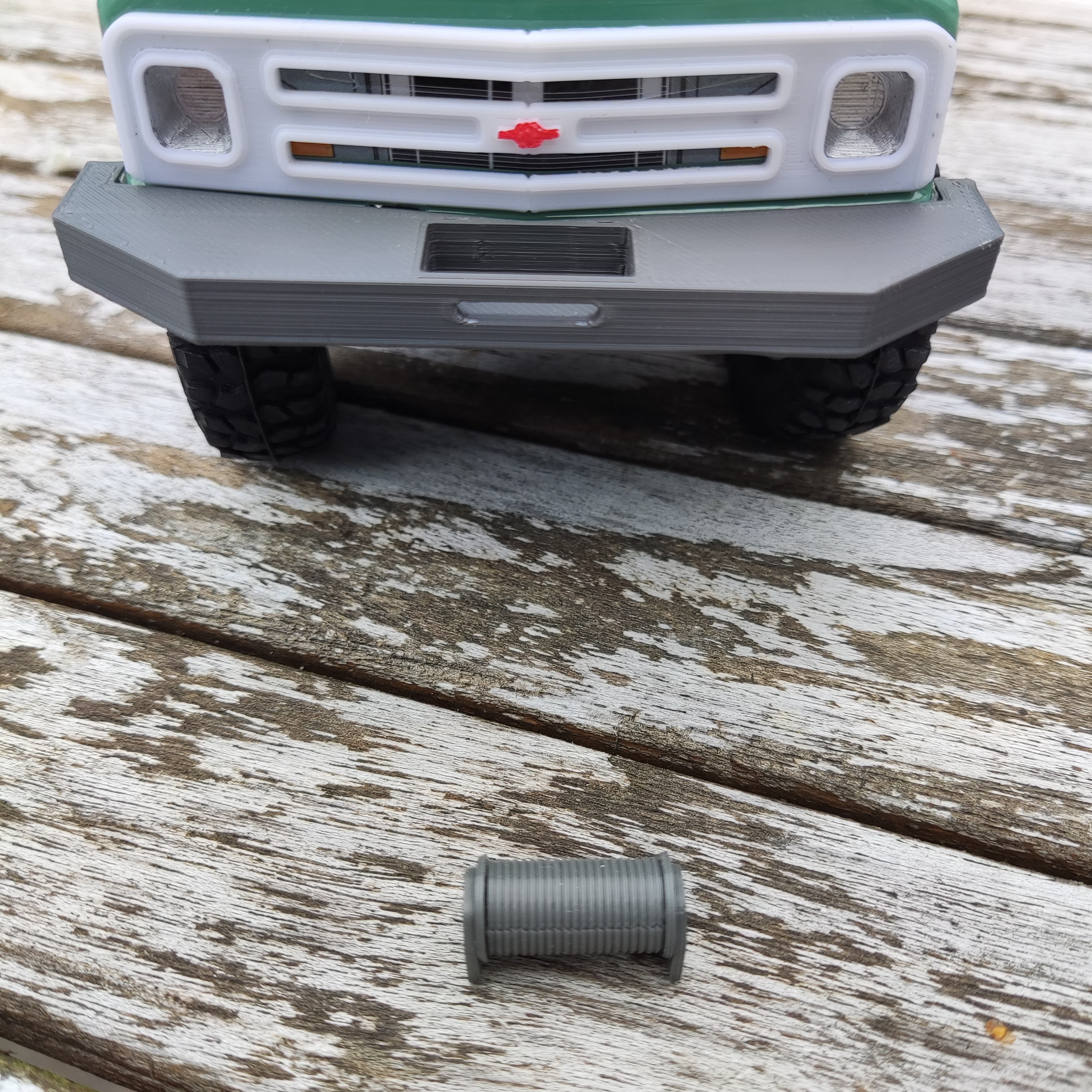 🚙 Axial SCX24 Chevrolet Chevy C10 front and rear massive bumpers・ STL ...