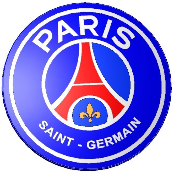 STL file PSG Logo Badge Dome Version 📛・Design to download and 3D print ...