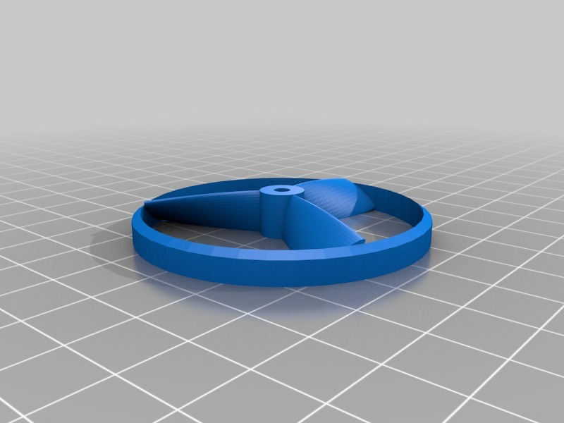 Free 3D file 3 fin parametric propellor 🚁 ・3D printable design to ...