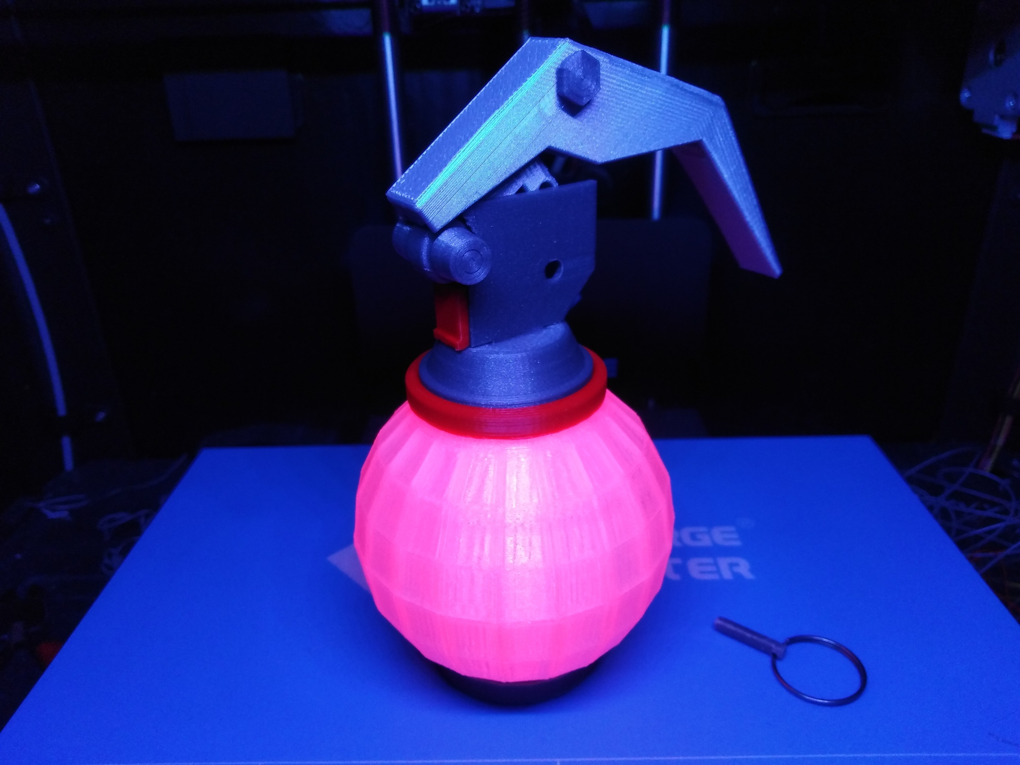 3D printing boogie bomb / usb rgb led stripe version / fortnitebattle ...