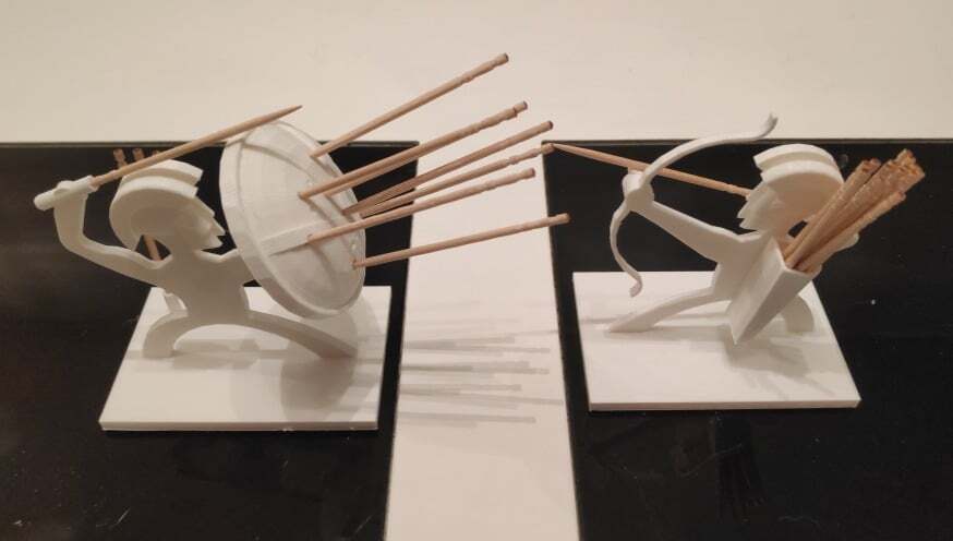 Работа Spartan Toothpick Army с возможностью распечатки в 3D・Cults