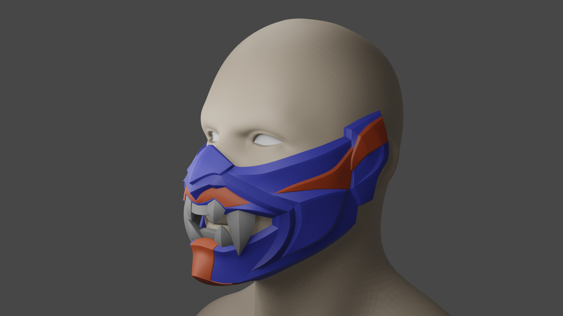 STL-Datei valorant yoru mask cosplay 3d print 💍・3D-druckbares Modell ...