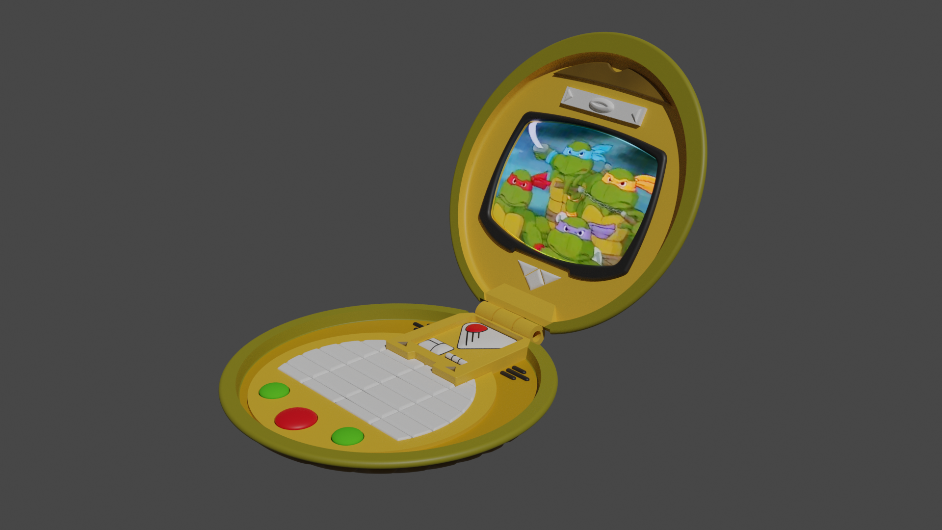 🎲 april communicator (Turtlecom) 1987 tmnt・ STL File for 3D printing・Cults