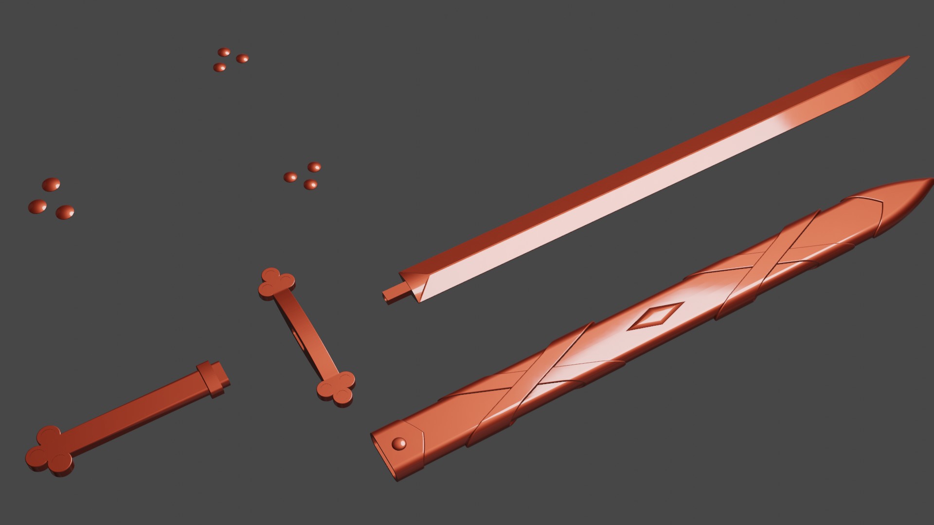 🗡️ amphibia Tritonio Ancestral Sword 3D print model・ STL File for ・Cults