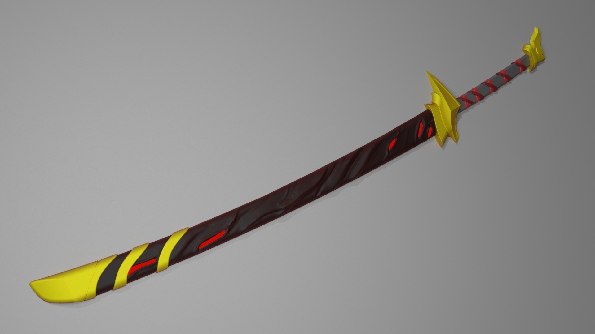 🗡️ YONE sword katana cosplay League of Legends LOL printing 3D print ...