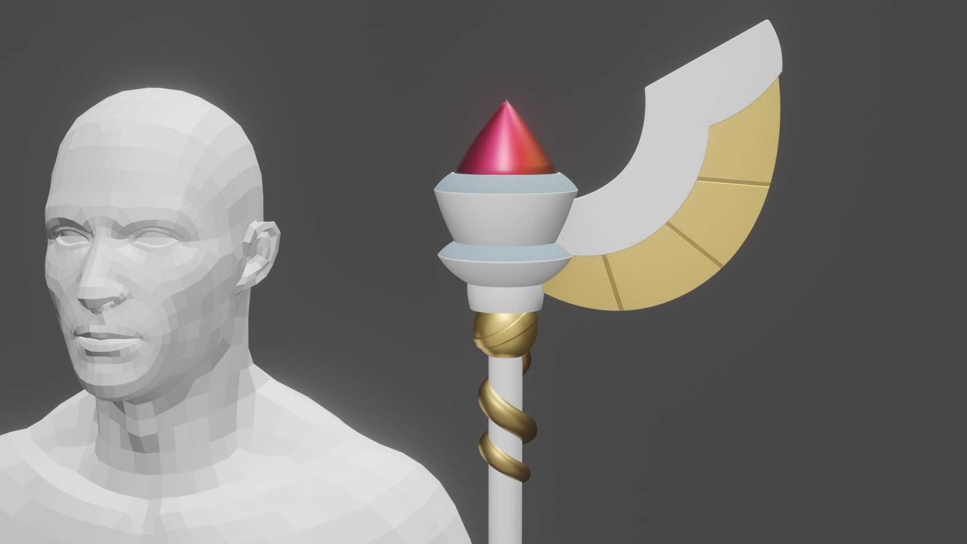STL file Golden Guard staff from owl house 💂 ・3D printable model to ...