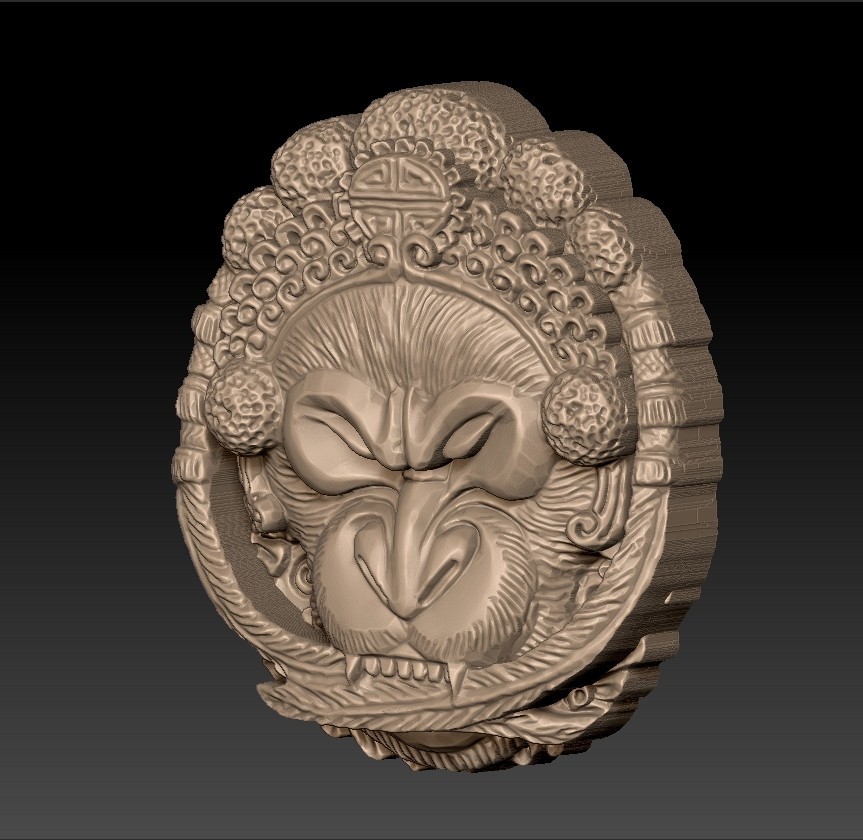🐒 Monkey・Free STL File for ・Cults