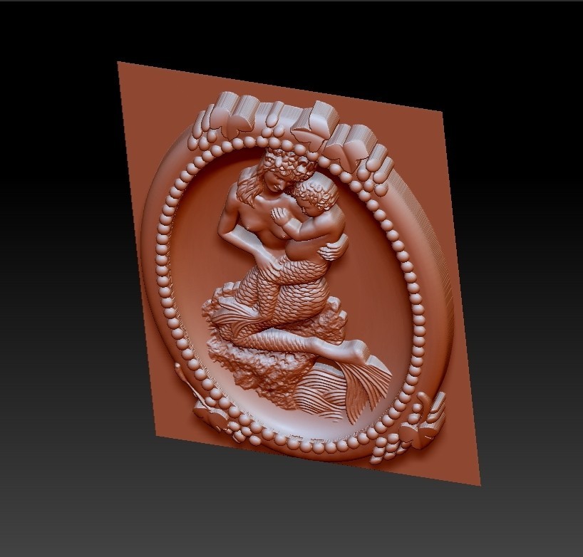 Free STL file Mermaid 🧜‍♀️ ・3D printer model to download・Cults