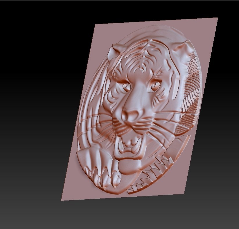 Free STL file tiger head 🐅 ・3D printing model to download・Cults