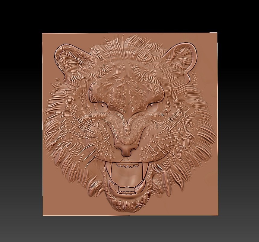 Free STL file tiger head 🐅 ・3D printing model to download・Cults