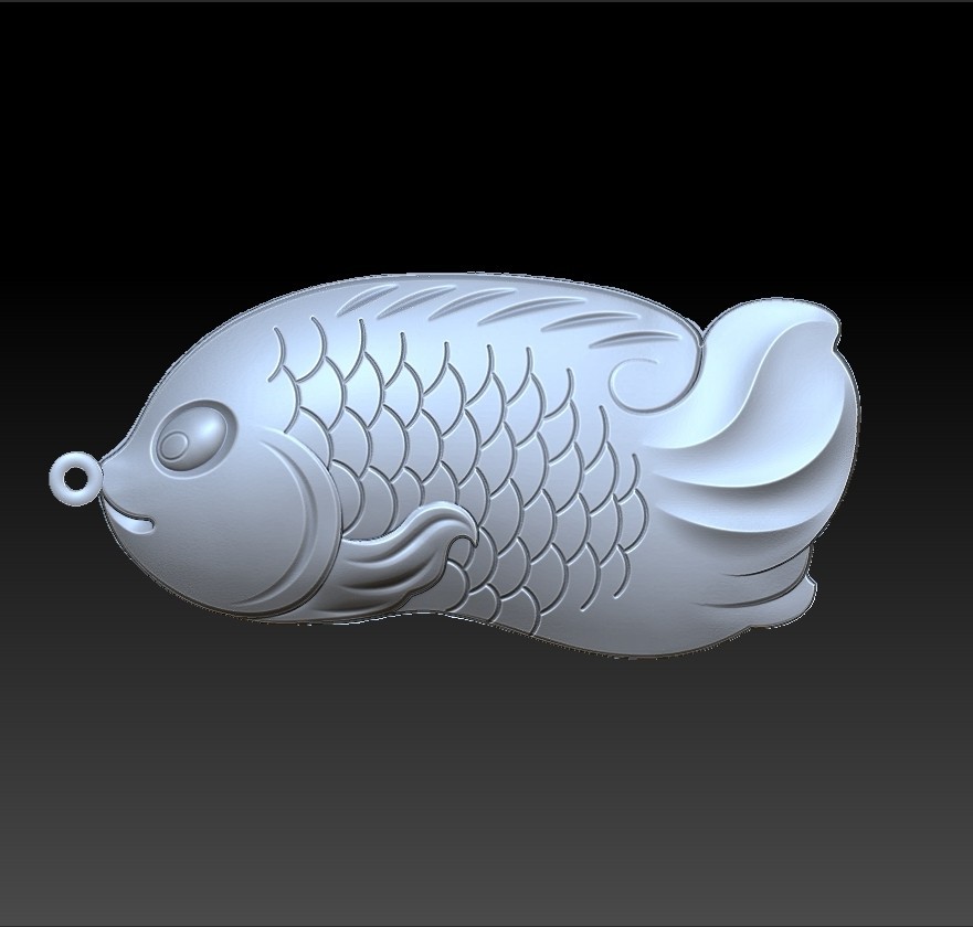 Free STL file fish pendant 🐠 ・3D printing template to download・Cults