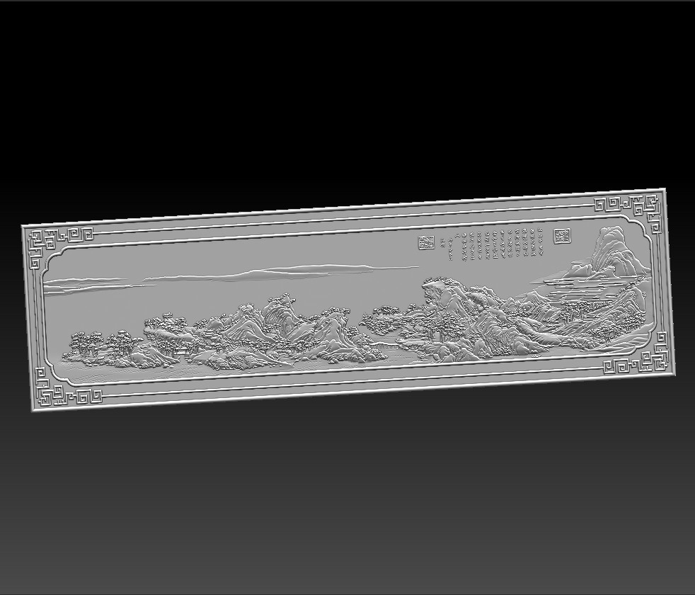 Free STL file a panorama of rivers and mountains 🗿 ・Design to download ...