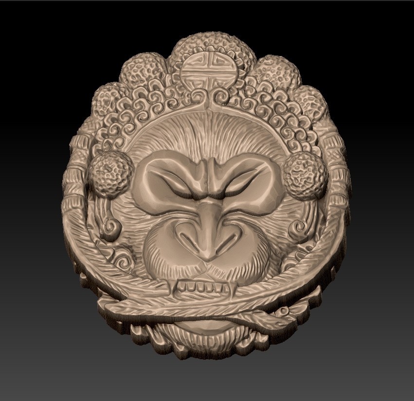 🐒 Monkey・Free STL File for ・Cults