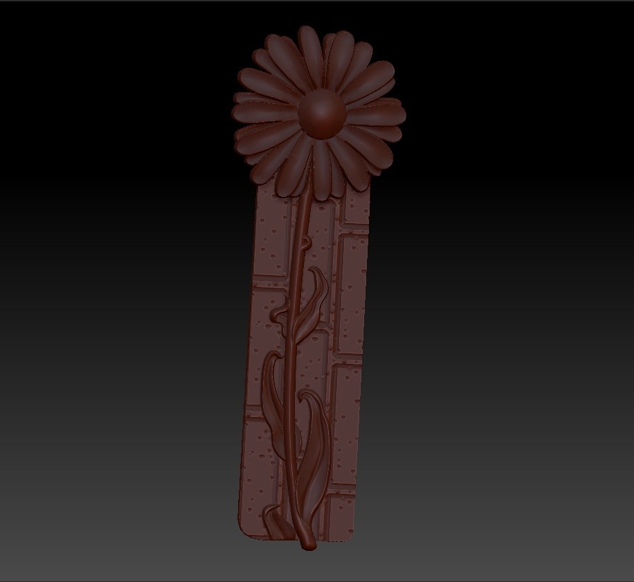 Free STL file daisy flower 3d model of relief 💐 (OBJ)・3D printer design ...