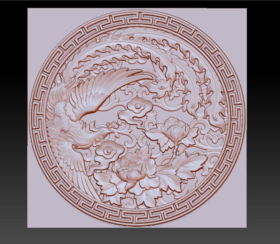🦅 phoenix 3d model of bas-relief・Free STL File for ・Cults