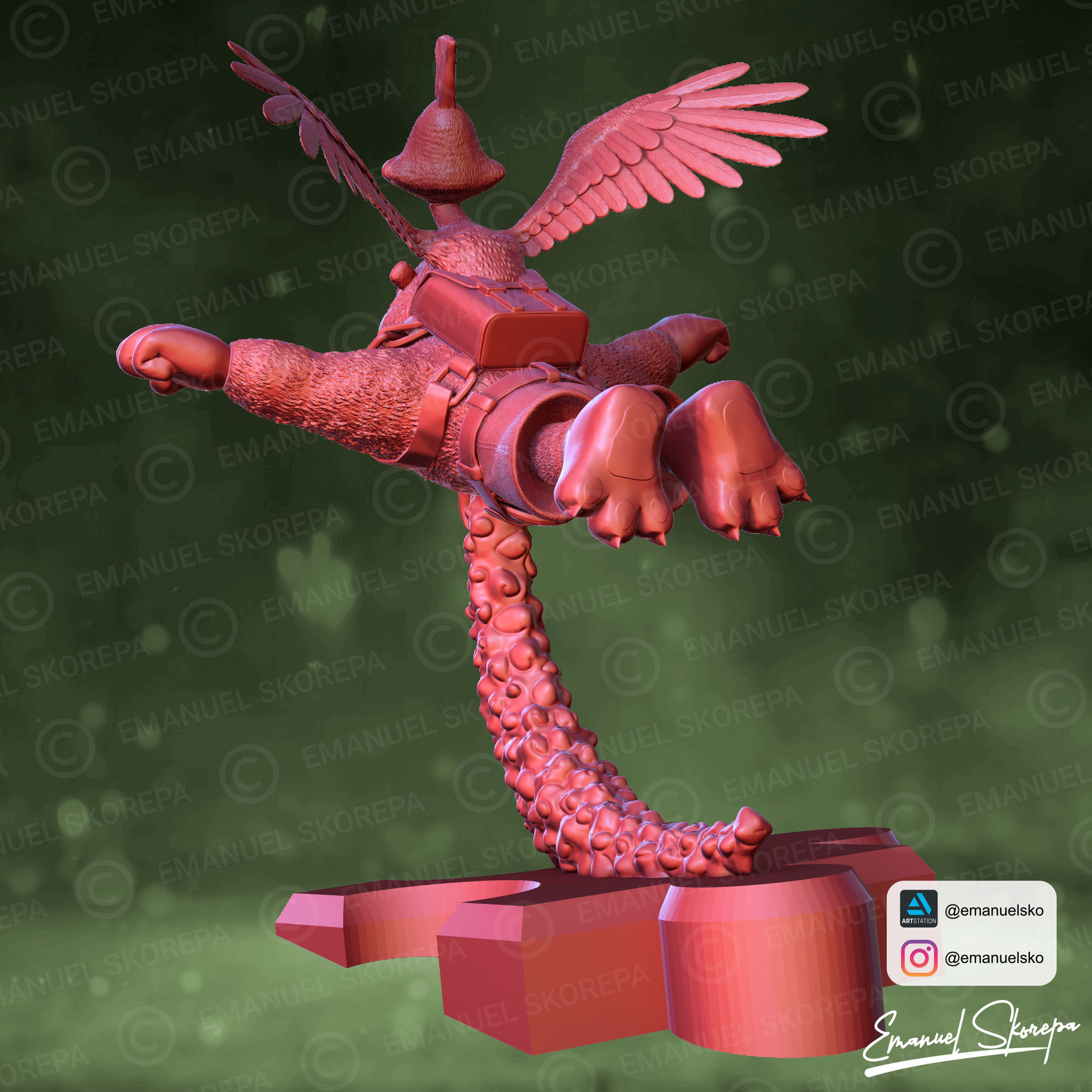 🪕 Banjo Kazooie・ STL File for ・Cults