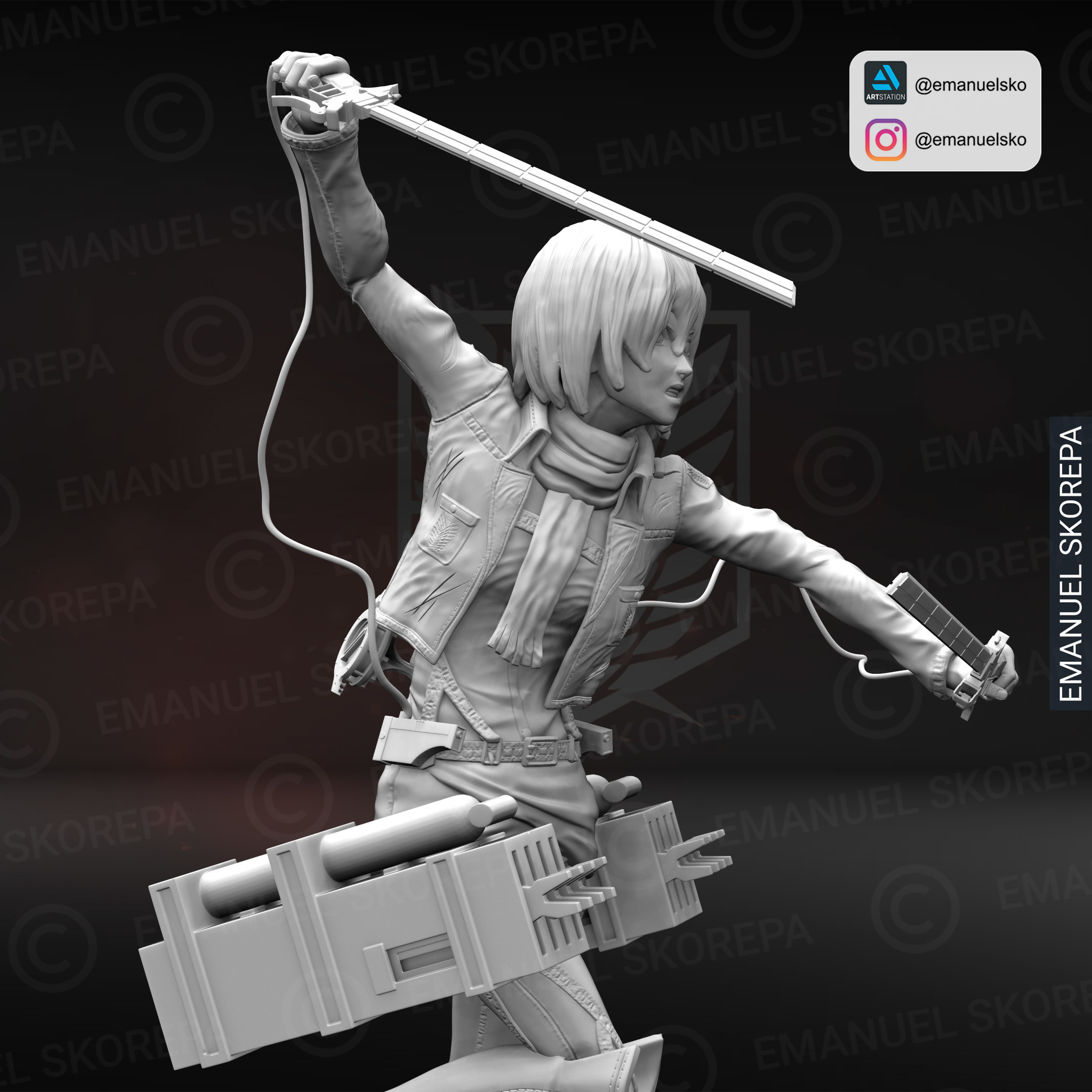 🇯🇵 ATTACK ON TITAN・ 3D File for ・Cults
