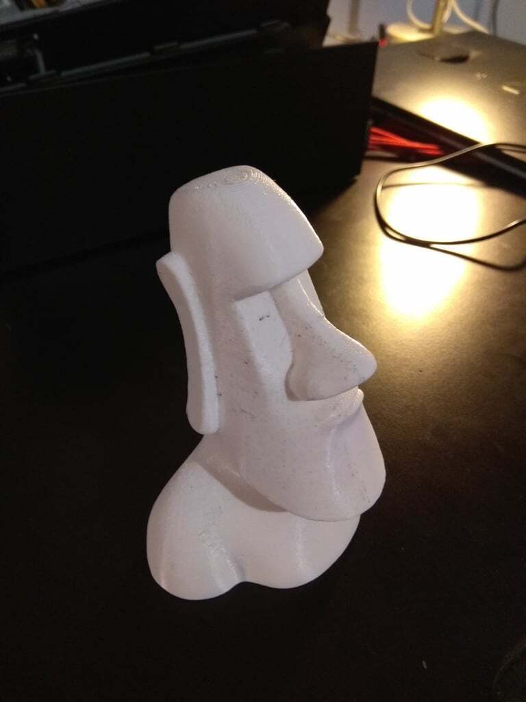 3D printing Flat-bottomed Moai・Cults