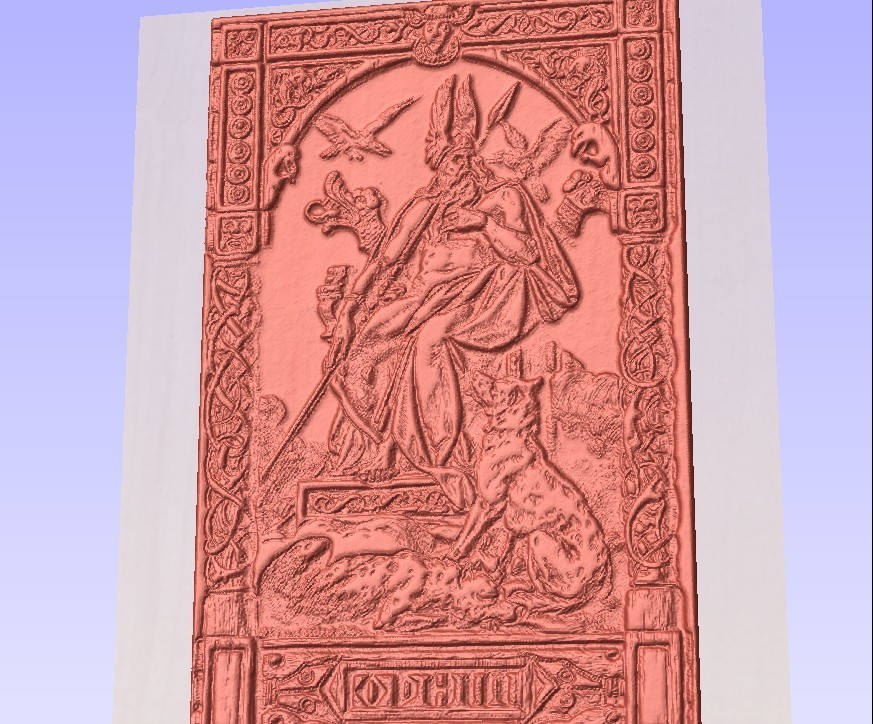 🗿 odin wotan odino norse god・Free STL File for ・Cults