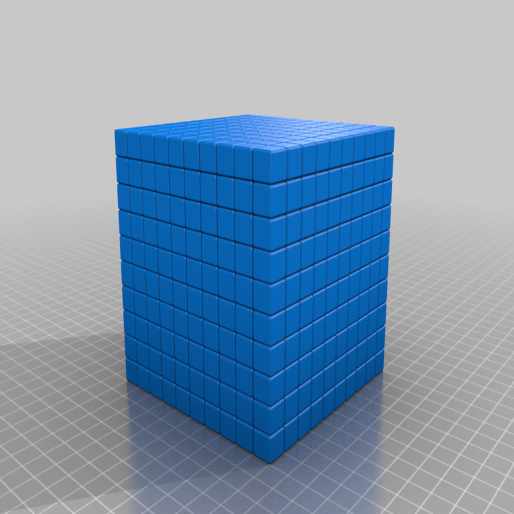 Free STL file Counting Cubes 📐 ・3D printing idea to download・Cults