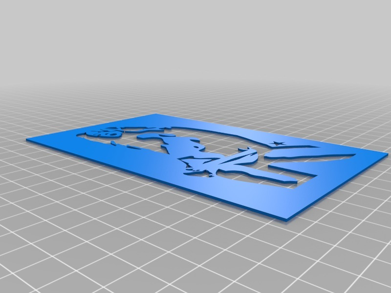 Free 3D file Stencil Girl Test 👧 ・3D print model to download・Cults
