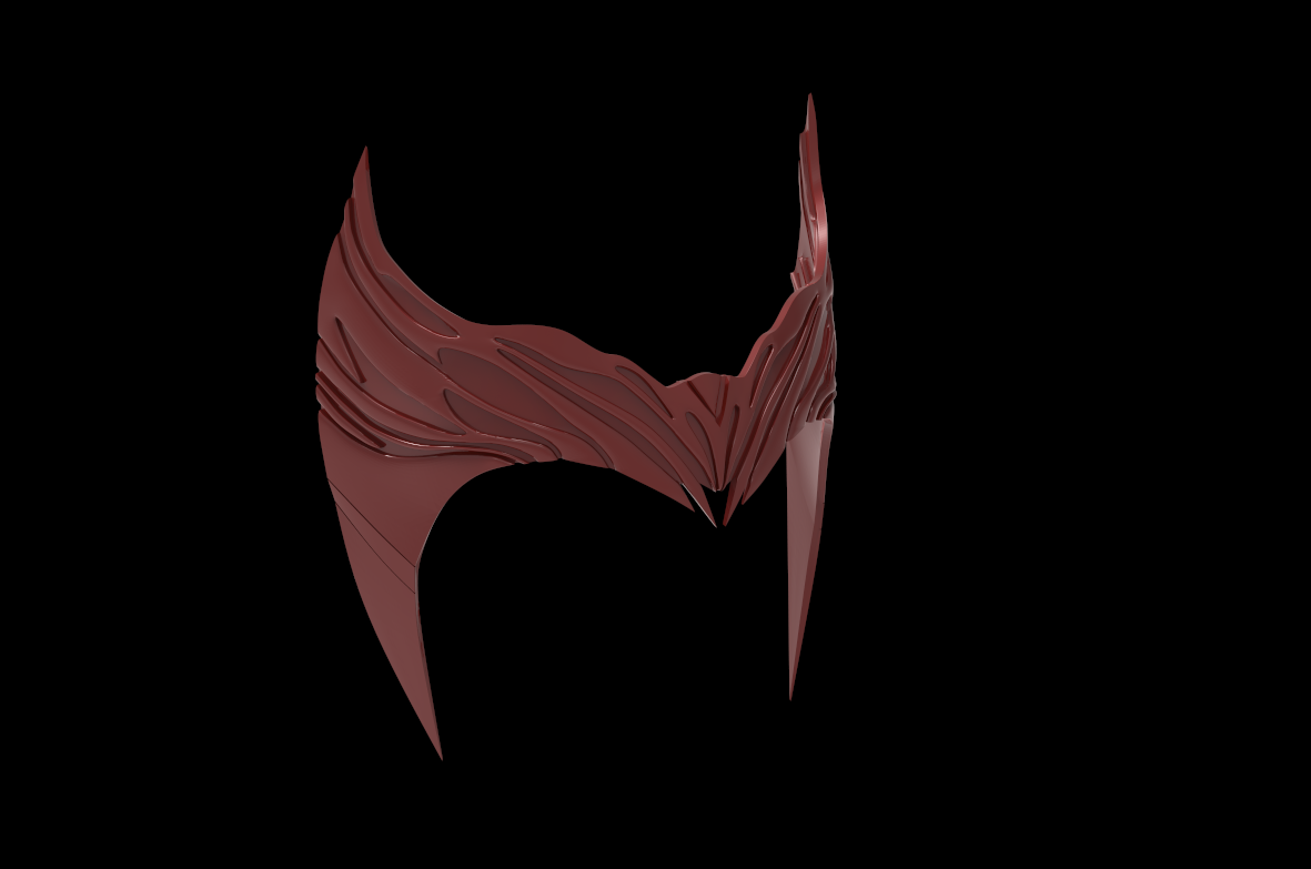 STL file Wanda Scarlet Witch crown and buckle 🧙‍♀️ ・3D printable model ...