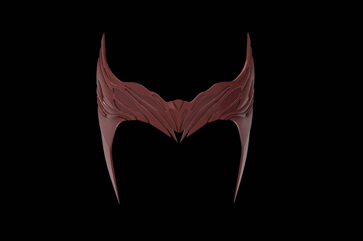 STL file Wanda Scarlet Witch crown and buckle 🧙‍♀️ ・3D printable model ...