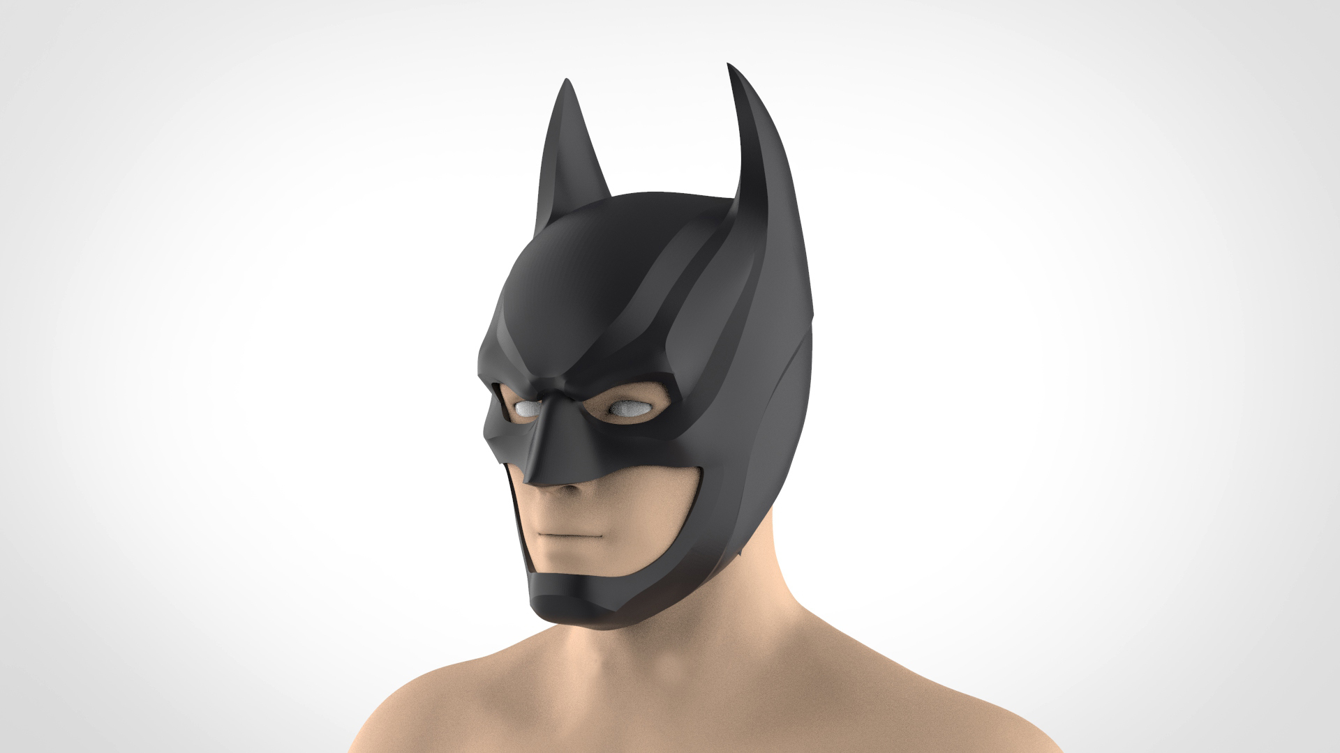 STL file Batman cowl (Injustice 2) 🪖 ・Design to download and 3D print・Cults