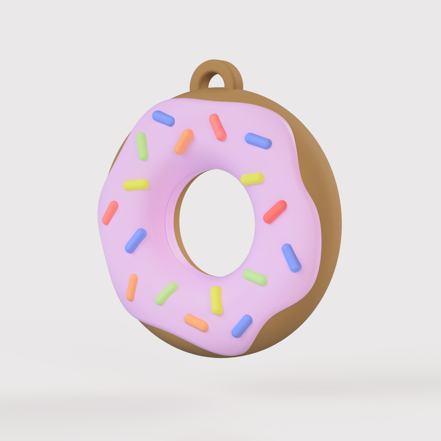 STL file DOUGHNUT ORNAMENT 🍩・Template to download and 3D print・Cults