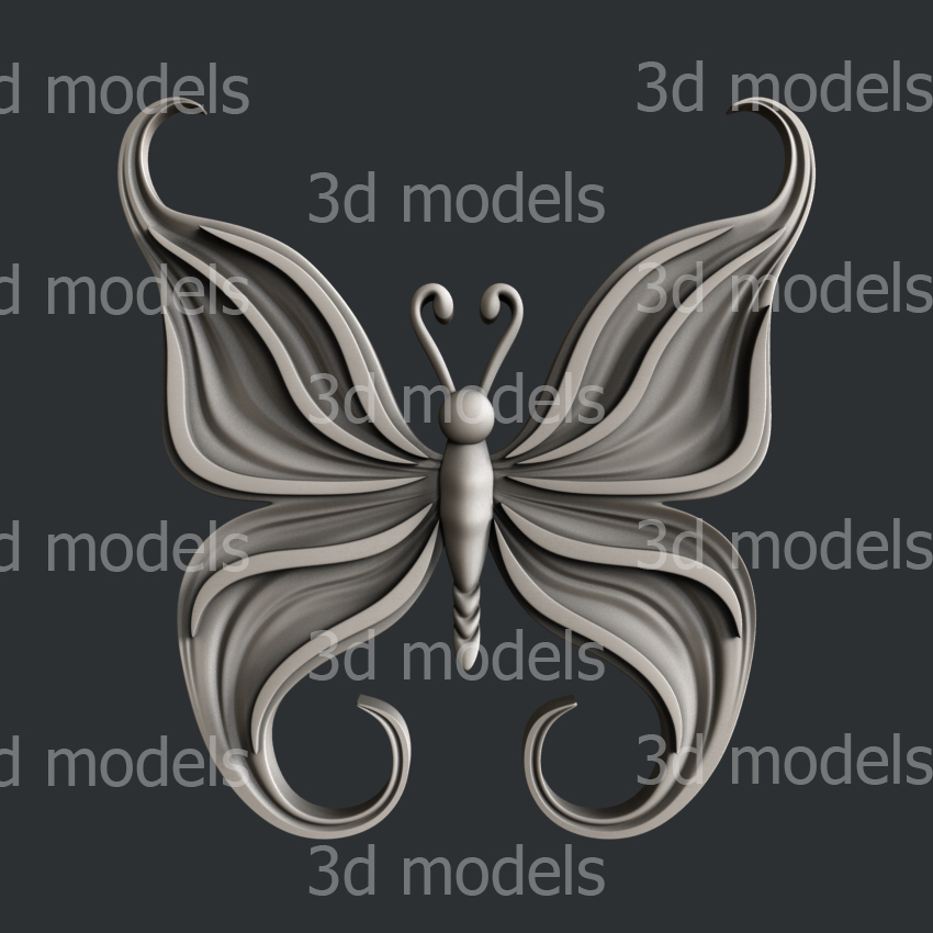 STL file Set butterfly 🦋 ・3D printable model to download・Cults
