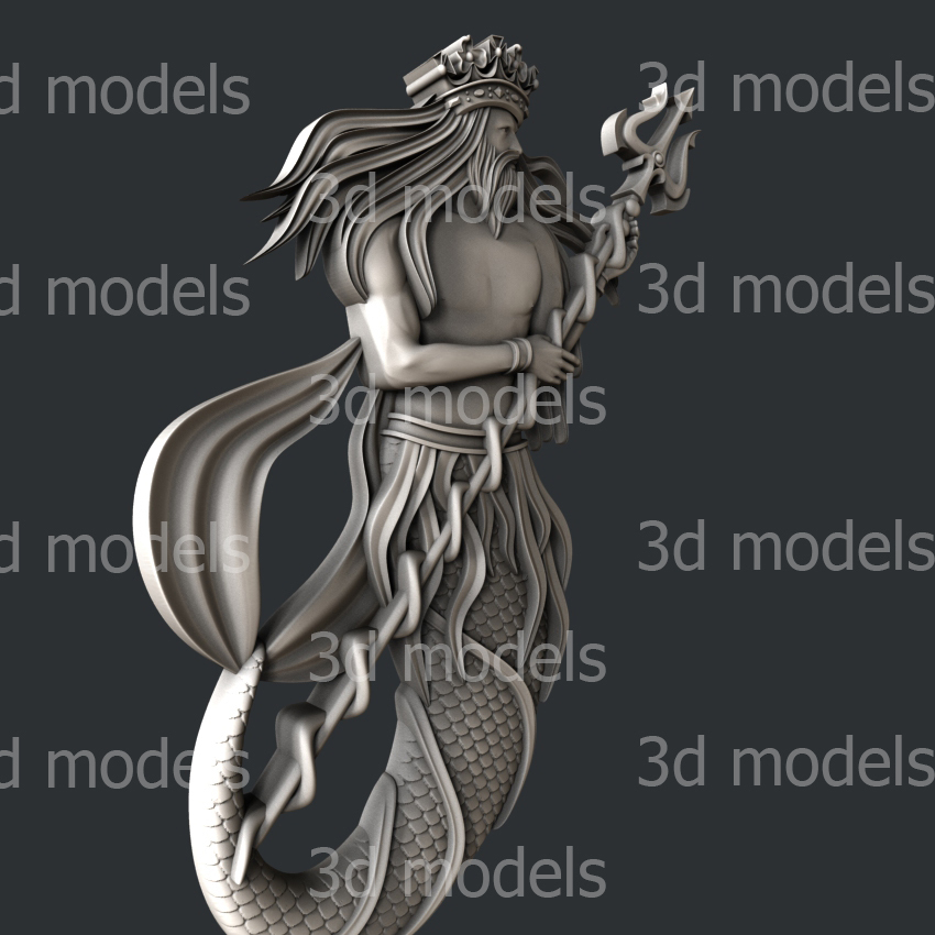STL file Poseidon 🖨️ ・3D printing model to download・Cults