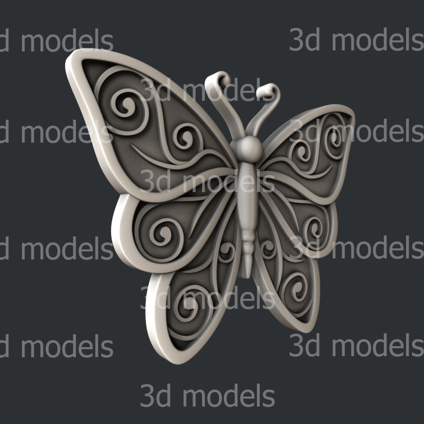 STL file Set butterfly 🦋 ・3D printable model to download・Cults