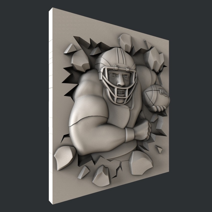 STL file American Football 🏈 ・3D printer model to download・Cults