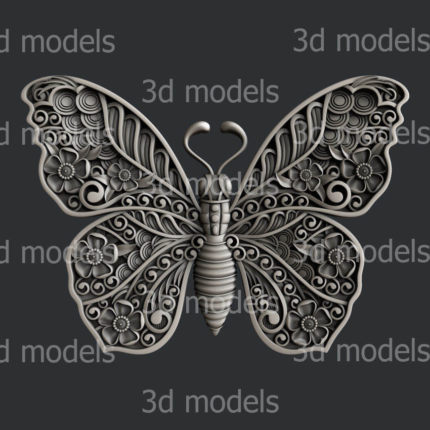 STL file Butterfly 🦋 ・Design to download and 3D print・Cults