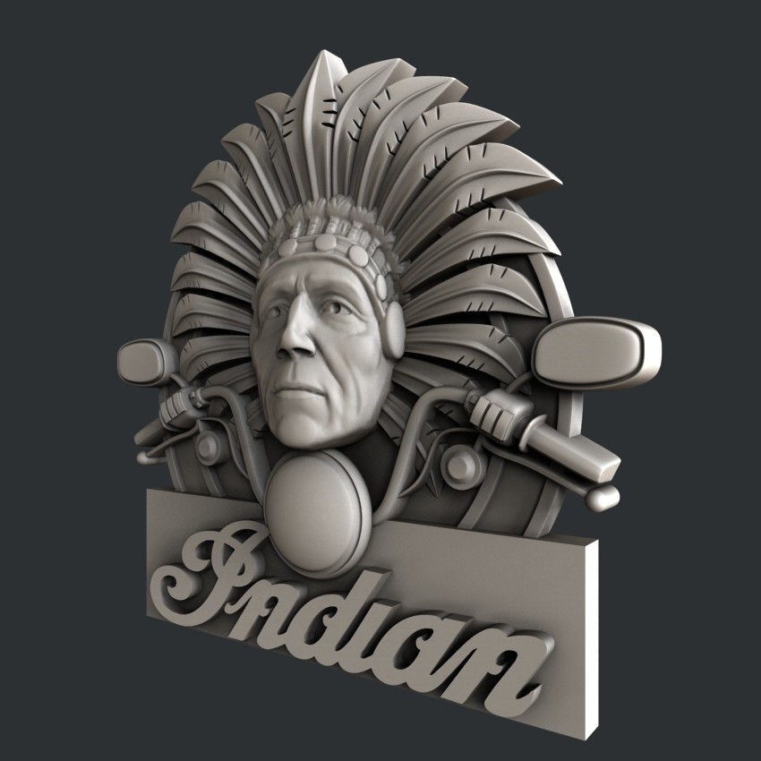 🏍️ 3d models indian・ STL File for ・Cults