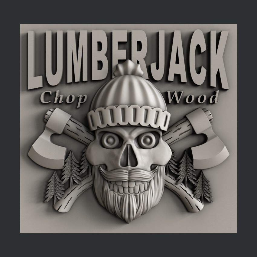 STL file Lumberjack 💀 ・3D printing template to download・Cults