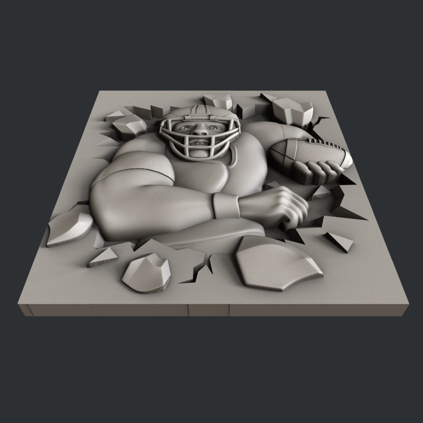 STL file American Football 🏈 ・3D printer model to download・Cults