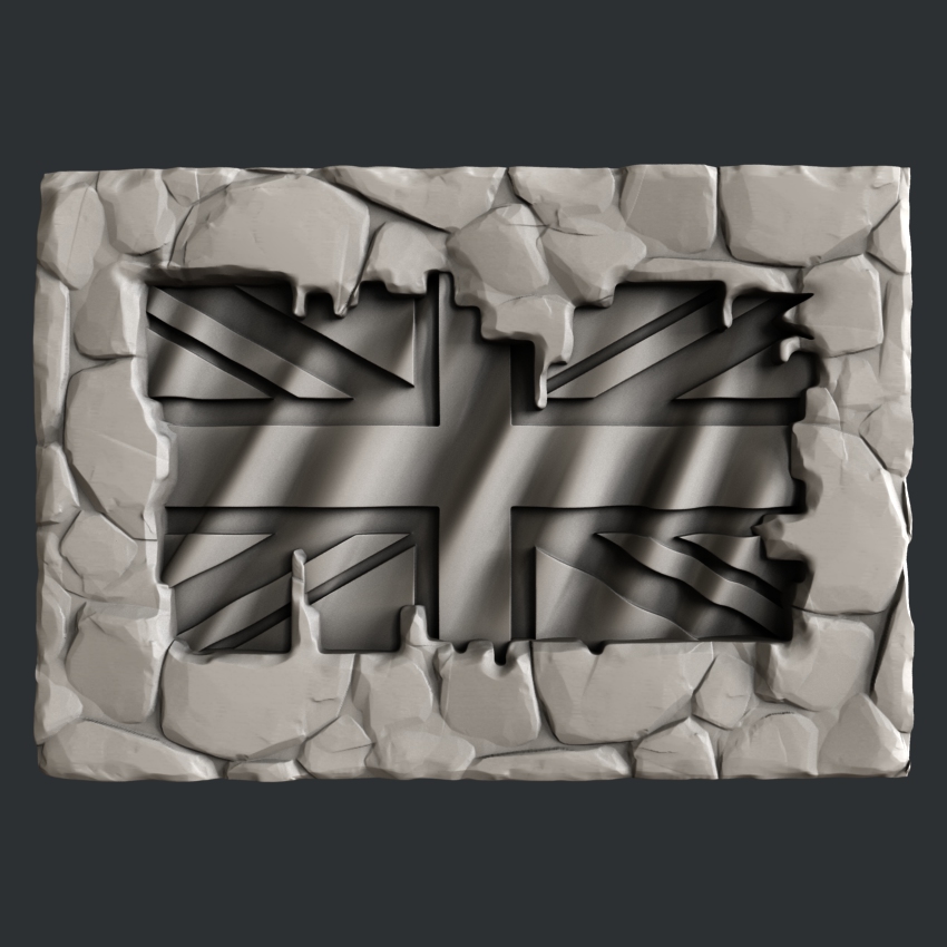 STL file United Kingdom 🇬🇧 ・3D print design to download・Cults