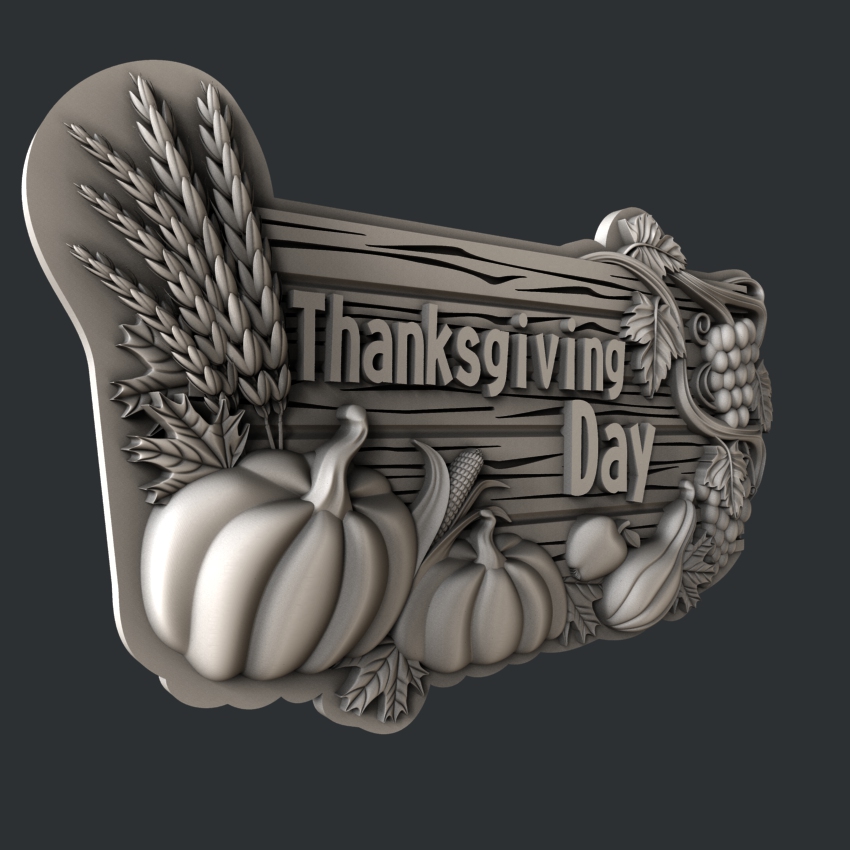 STL file thanksgiving day 🖨️ ・3D printer model to download・Cults